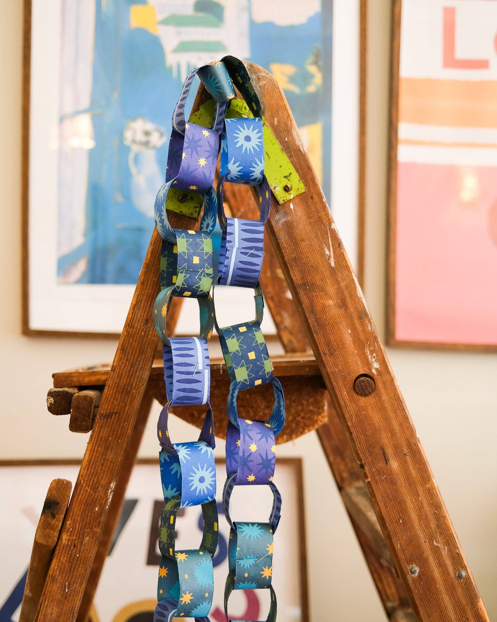 Blue & Yellow Paper Chain Kit – MEW + COMPANY